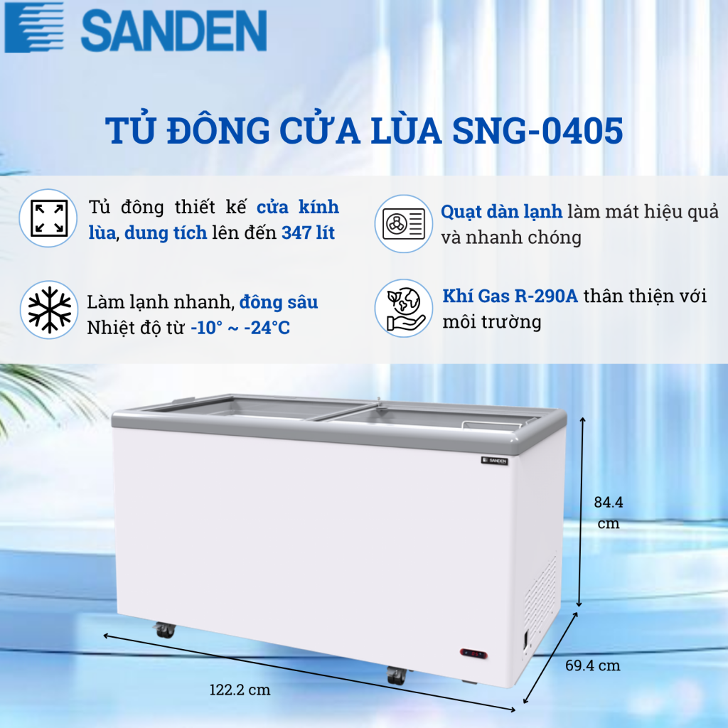 Sanden Intercool Việt Nam | Tủ Đông, Tủ Mát & Thiết Bị Lạnh Công Nghiệp