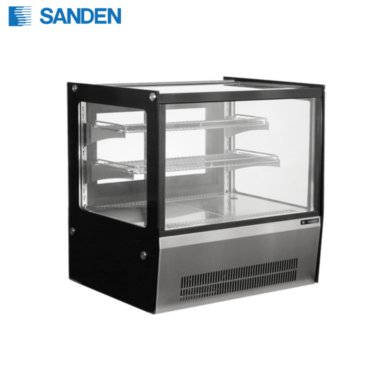Tủ Bánh Sanden Mini Kính Vuông Để Bàn SKR-0070G - Sanden Intercool Việt Nam