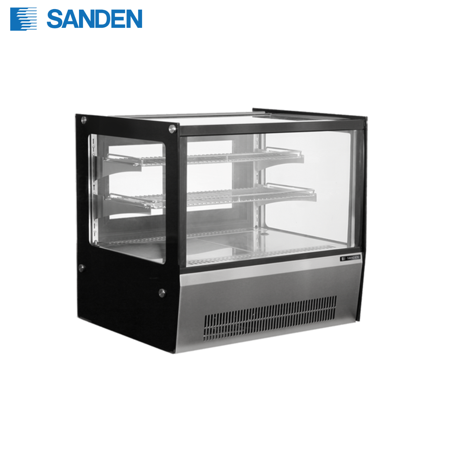 Tủ Bánh Sanden Mini Kính Vuông Để Bàn SKR-0120G - Sanden Intercool Việt Nam